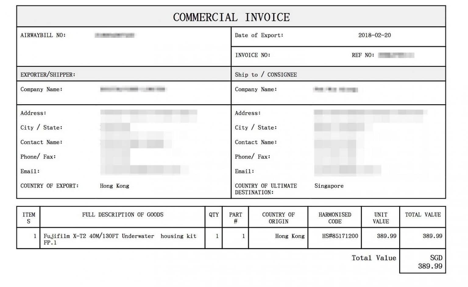 CI (Commercial Invoice) trong xuất nhập khẩu là gì?